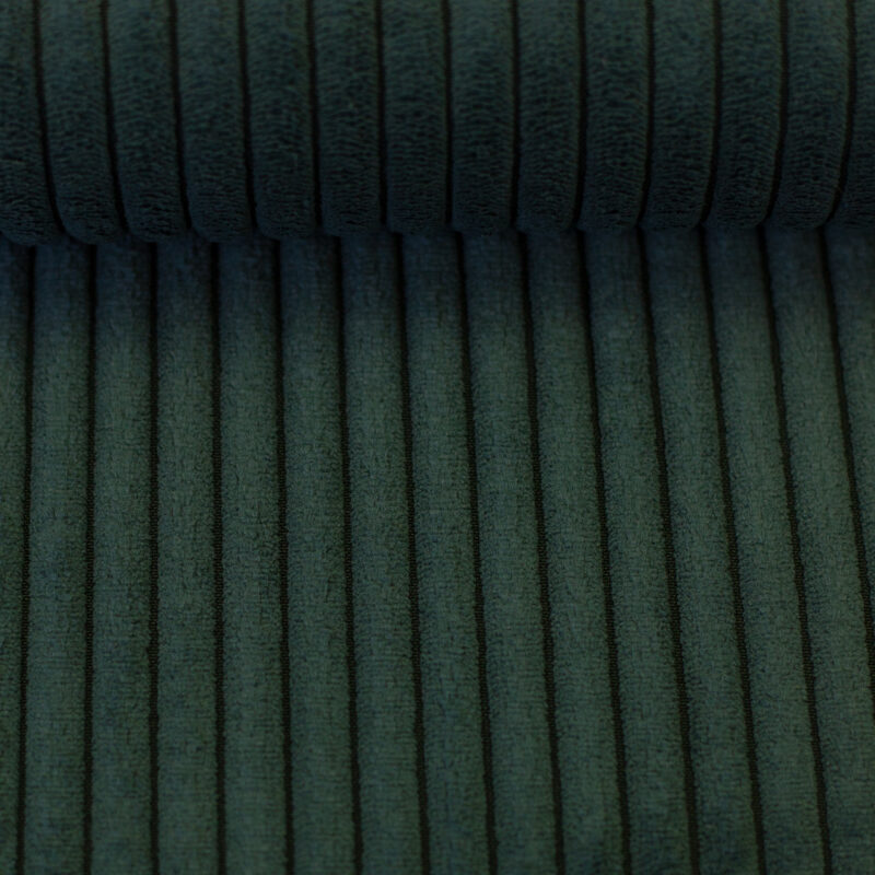 Cord Samt by Swafing Wanja Flaschengrün - Stoffstübli GmbH